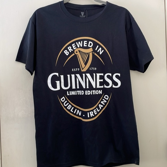 Guinness | Shirts | New Guinness Black Tshirt Dublin Ireland Estd 759 ...
